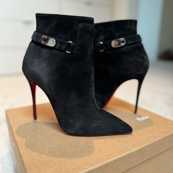 Christian Louboutin | Shoes | Christian Louboutin Lock So Kate Suede ...